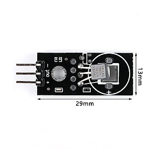 000 JESSINIE 10Pcs DS18B20 Digital Temperature Sensor Module Single Bus Digital 18B20-55~125℃ Temperature Detector