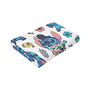 Ultra Soft Flannel Blanket Cartoon Throw Blanket for Sofa Bed Room,Suitable for All Seasons (50"x40")