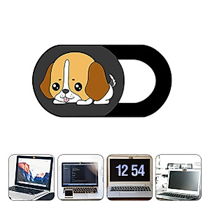 Mobestech Webcam Cover Camera Cover 3pcs Visual Laptop Dog Slider Webcam Slide Blocker Cover Animal Puppy Privacy Your for Thin Ultra- Pattern Desktop Camera Tablets Laptop Camera Cover