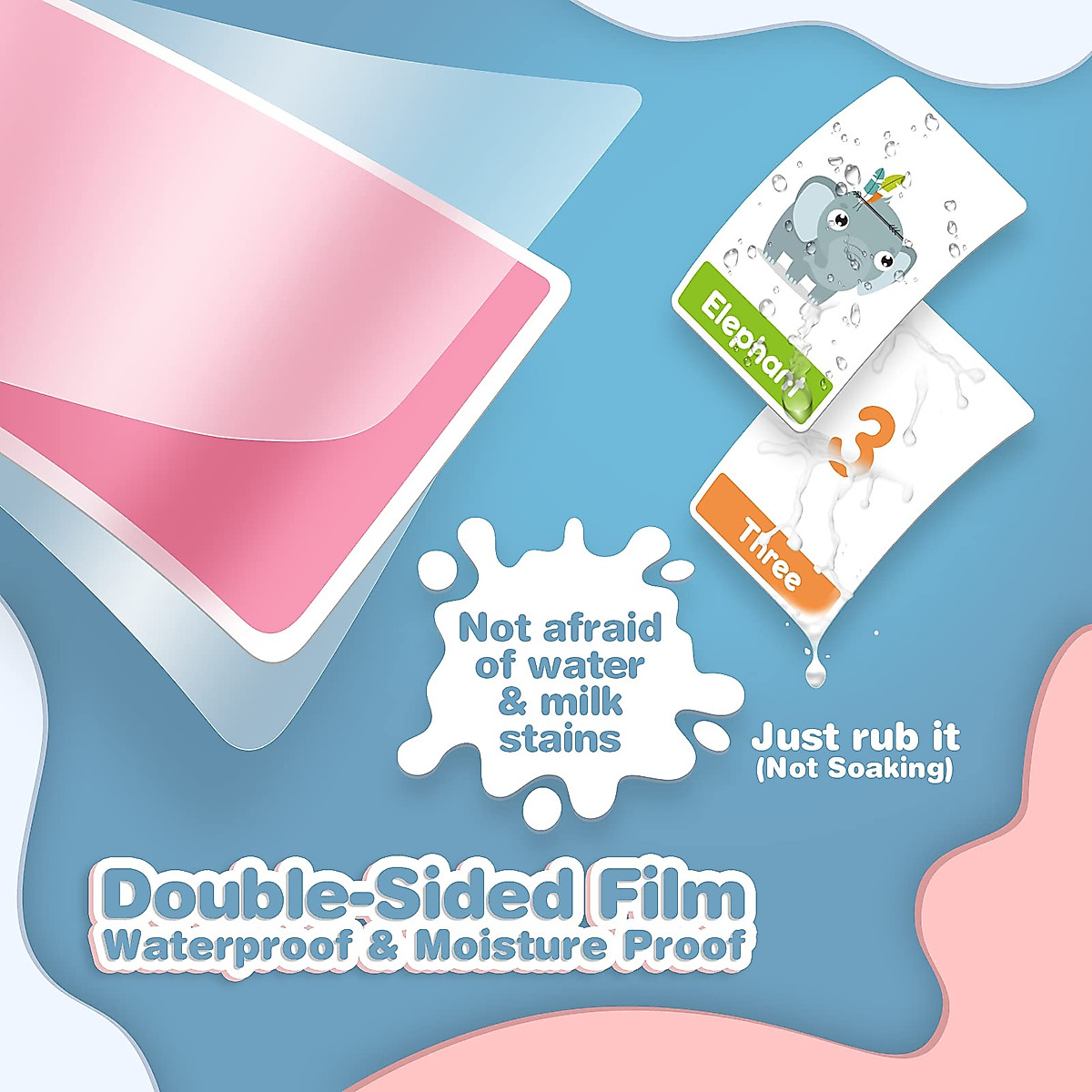 Flash Cards for Toddlers 1 2 3 4 Years, Alphabet Flash Cards with 58 Cards Colors Shapes Numbers Animals and Alphabet for Toddler Learning Activities