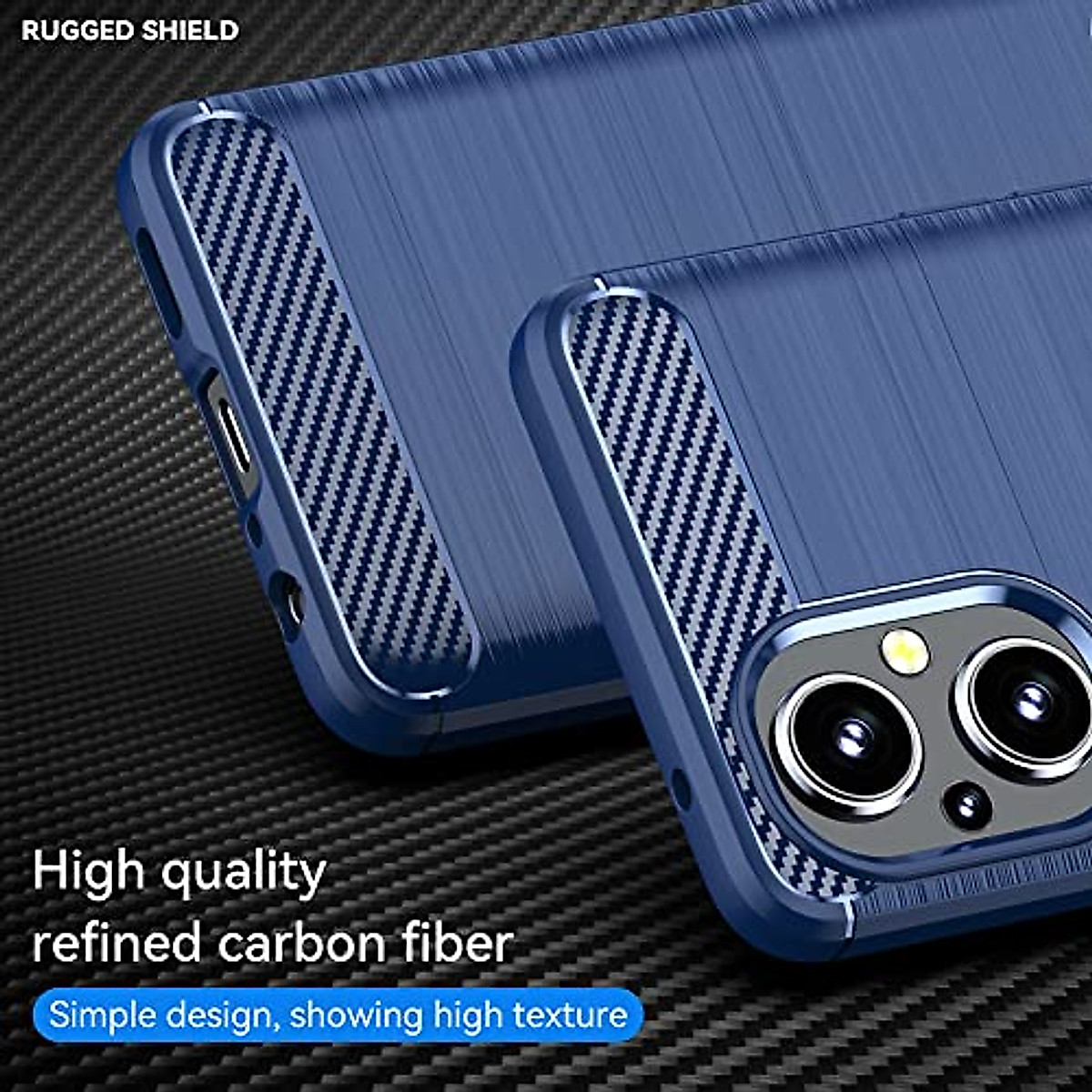 HNHYGETE for OnePlus Nord N20 5G Case, Nord N20 5G Case, Soft Silicone Slim Shockproof Anti-Fingerprint Full Protective Phone Cases for OnePlus Nord N20 5G (Blue)