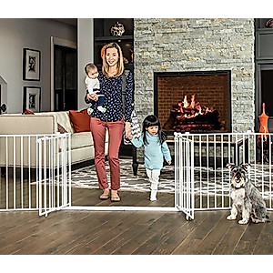 Regalo 192-Inch Double Door Super Wide Adjustable Baby Gate and Play Yard, 4-In-1, Bonus Kit, Includes -192 x 1.5 x 28 inches; 24 Pounds(pack of 1)