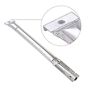 Htanch PN6281(4-Pack) SA5491 (4-Pack) 14 1/2" Porcelain Steel Heat Plate and Burner Replacement for Kenmore 415.16128010, 415.90111110 Charbroil 463235714