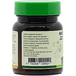 Nekton Multi-Rep Vitamins and Minerals for all Reptiles, 35gm,white
