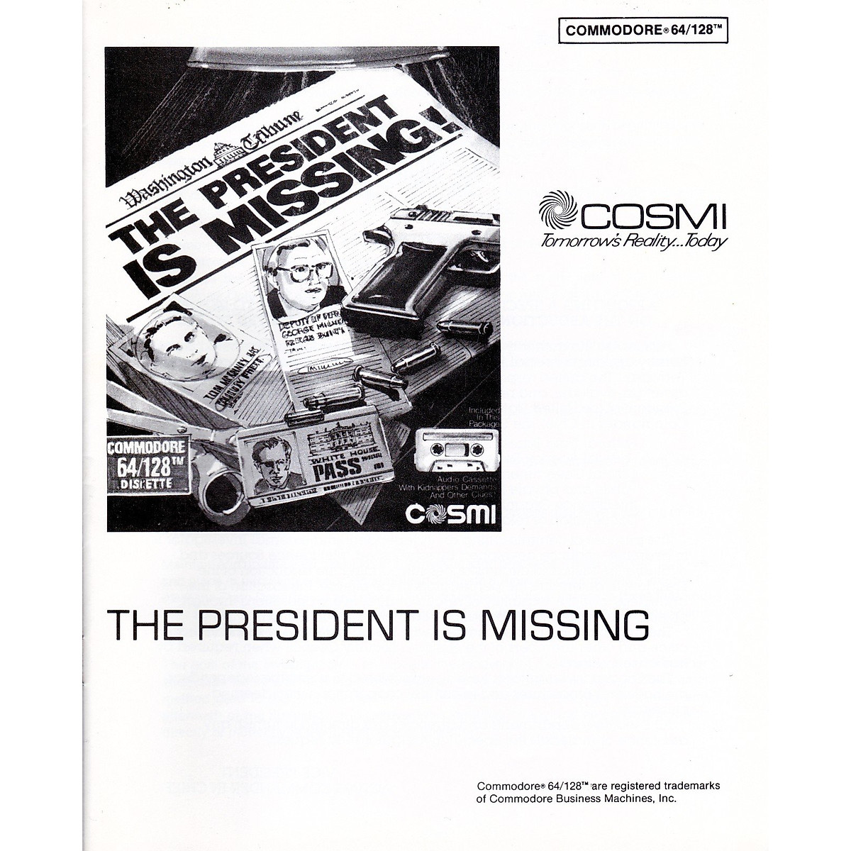 The President is Missing - Commodore 64