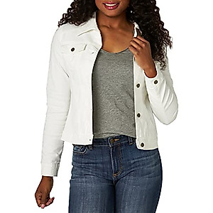 Riders by Lee Indigo Women's Iconic Denim Jacket, White, Large