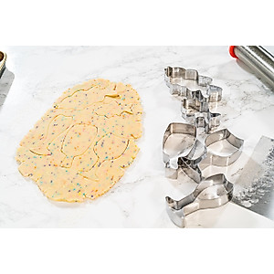 Bakerpan Stainless Steel Wine Glass Cookie Cutter, Wine Bottle Cutter, Wine Cookie Cutter Set