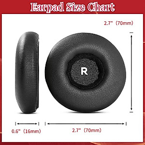 YunYiYi Elite 25H Ear Cushions Cover Replacement Compatible with Jabra Elite 25h Wireless Headphone Earpads Parts