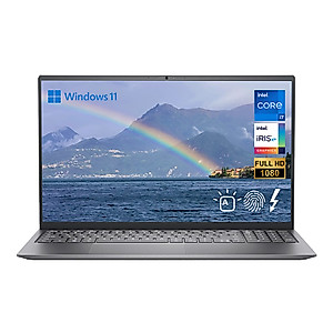 [Win 11 Home] 2021 Newest Dell Inspiron 5510 15.6" FHD Laptop, Intel Core i7-11370H, 16GB RAM, 512GB PCIe SSD, Thunderbolt 4, HDMI, Webcam, Fingerprint Reader, Wi-Fi 6, Backlit Keyboard, Silver