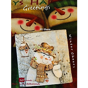 20-ct 13x13 Christmas Napkins with Snowman Napkins Christmas Paper Napkins Christmas Napkins Paper Christmas Cocktail Napkins Thanksgiving Napkins Decorative Decoupage Bird Winter Napkins