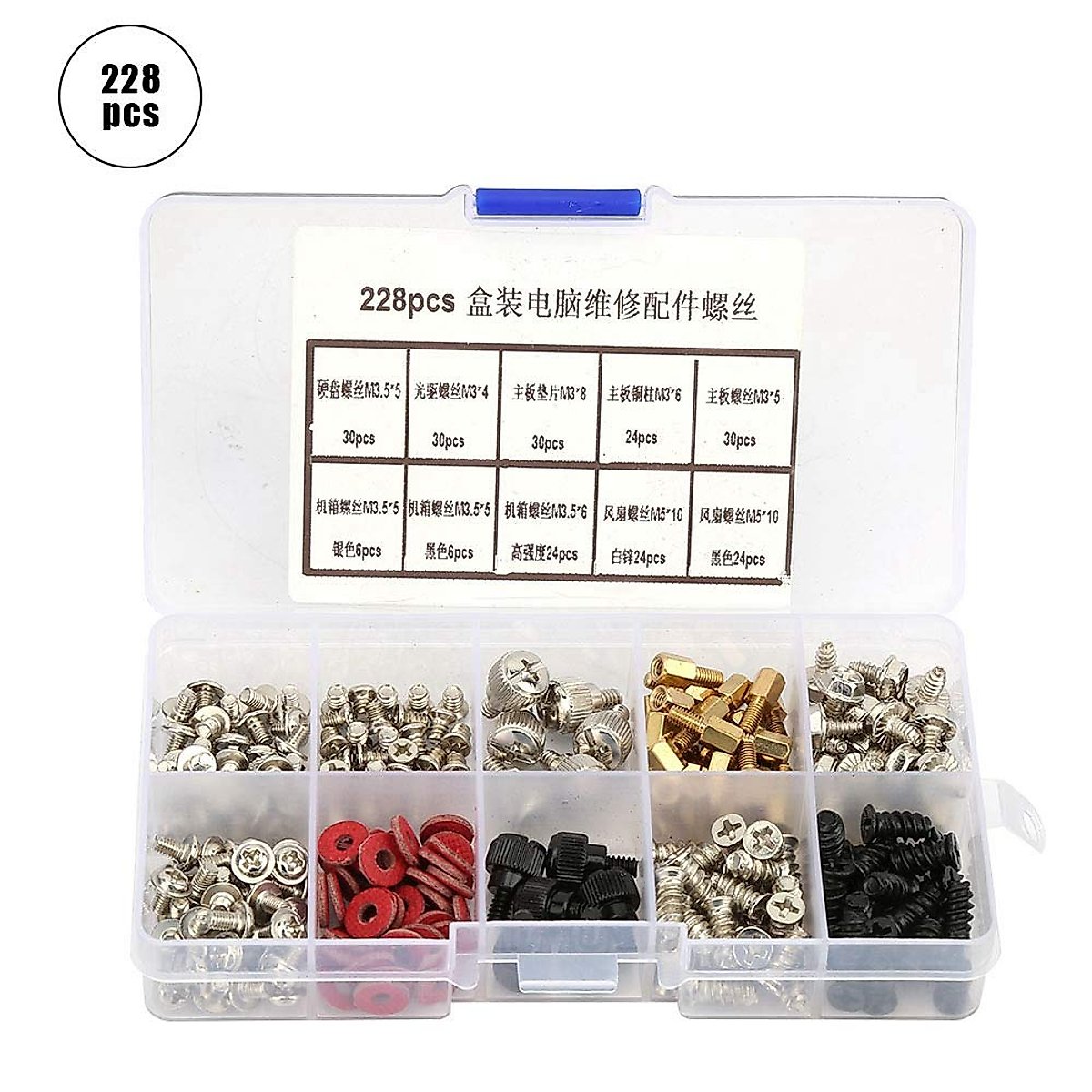 Diydeg Lightweight No Programming Durable Motherboard Screws, Motherboard Mounting Screws, Stable Performance for Computer Mobile Network Terminal Equipment