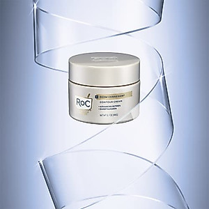 RoC Derm Correxion Neck Cream with Hyaluronic Acid and Advanced Retinol to visibly Tighten & Lift Horizontal Neck Lines, Facial Moisturiser to Contour Face, Neck and Jawline, 1.7oz