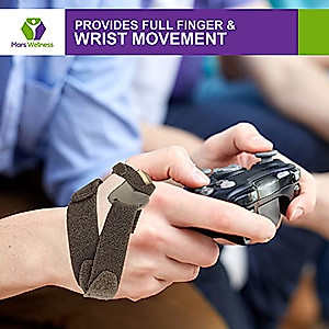 MARS WELLNESS CMC Joint Thumb Arthritis Brace - Restriction Thumb Support Brace Stabilizing Splint for Osteoarthritis and arthritis thumb splint - Medium - Right Hand