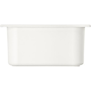 Carlisle FoodService Products CM110102 Coldmaster ABS Standard Half-Size Food Pan, 6 quart Capacity, 12.73" x 10.36" x 5.59", White
