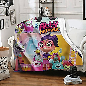 GOKSOY NIAXAUYT Cartoon Printing Throw Blanket All Seasons Flannel Fleece Blanket Soft and Warm Plush Blankets for Couch Sofa Bed Camping Travel 40''x50''