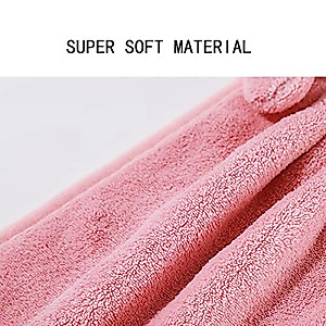 TRYTUTRY 6 Packs Cute Kids Hand Towels with Hanging Loop, Soft Toddlers Hanging Hand Towels, Absorbent Hanging Towels for Bathroom, Kitchen, Home