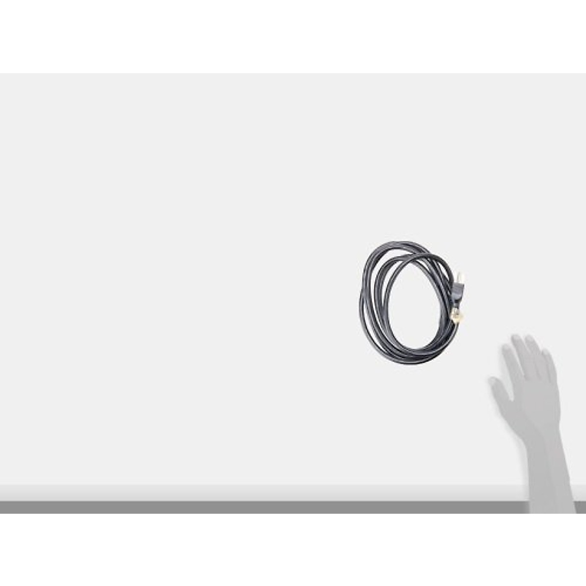 Tripp Lite Heavy Duty Computer Power Cord, 15A, 14AWG (NEMA 5-15P to IEC-320-C13), 10-ft. (P007-010) , Black