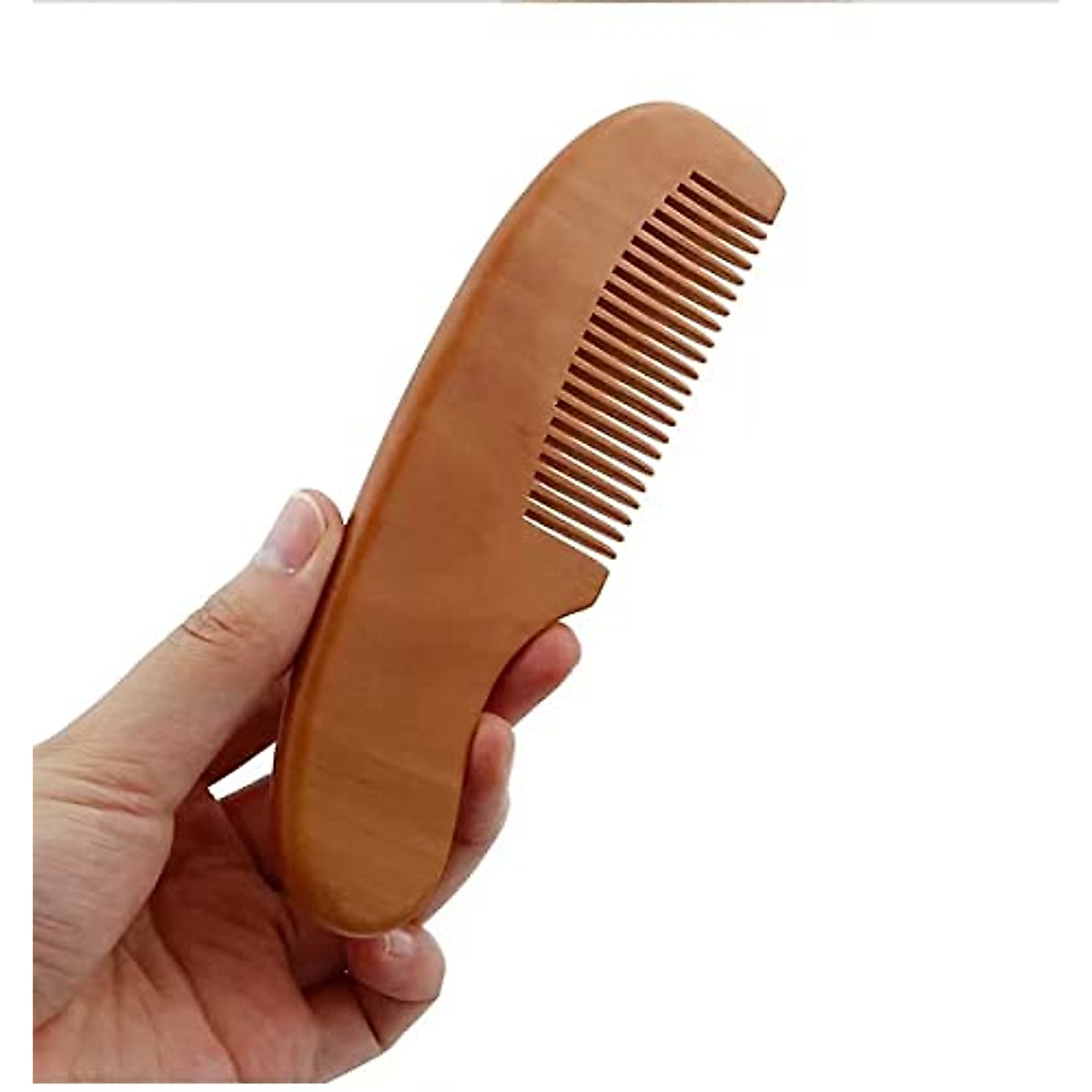 PandaEar Baby Hair Brush and Comb Set for Newborn| Natural Wooden Hairbrush with Soft Goat Bristles, Pear Wood Comb and Wooden Massage Brush for Infant, Toddler, Kids