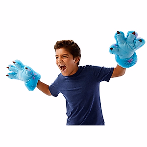 Disney and Pixar Monsters, Inc. Sulley Plush Claw Wearable Life Size Gloves Roleplay Toy For Kids 3 Yrs and Up
