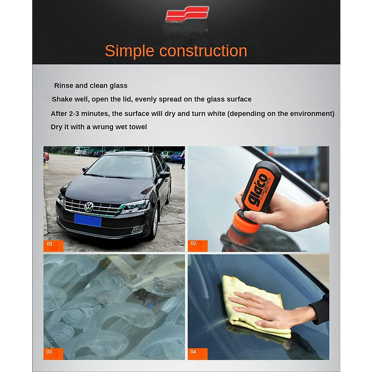 Automotive glass rainproof agent, ensure clear driving vision in bad rainy weather, so that grease, dirt and rain are not easy to adhere to the glass Price includes car accessories and rain-proof agent