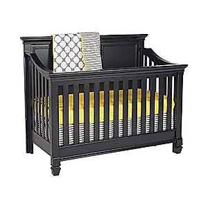CC KITS Full Size Conversion Kit Bed Rails for Belmar Crib (Black)