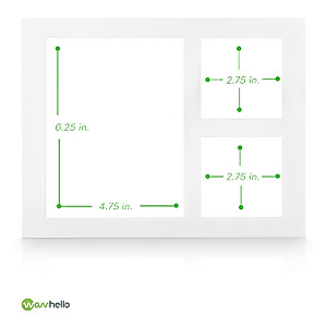 WavHello Baby Handprint & Footprint Frame Kit, Clay Casting & Photo Memory Keepsake Frame, Baby Registry Gift & Baby Shower, Baby Boy Gift & Baby Girl Gift - First Impressions