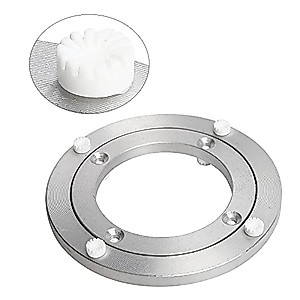 Silent Turntable Plate Table Bearing Rotating Tray - Improved Mute Aluminum Alloy Hardware - Stable and Non-Slip Lazy Susan Hardware Turntable Bearing(5 In)