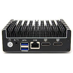 Protectli Vault FW4B - 4 Port, Firewall Micro Appliance/Mini PC - Intel Quad Core, AES-NI, 8GB RAM, 120GB mSATA SSD