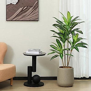 OAKRED Artificial Dracaena Tree, 4FT Tall Fake Plants Artificial Dracaena Plants for Indoor, Fake Trees for Office Home Living Room Floor Patio Greening Porch Decor, Set of 1