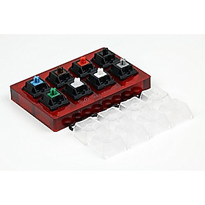 Max keyboard Keycap, Cherry MX Switch, Tester Kit (9 switches Pro Sampler Tester Kit)