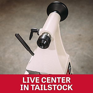 JET 10" x 15" Variable-Speed Woodworking Lathe, 1/2 HP, 1Ph 115V (Model JWL-1015VS)