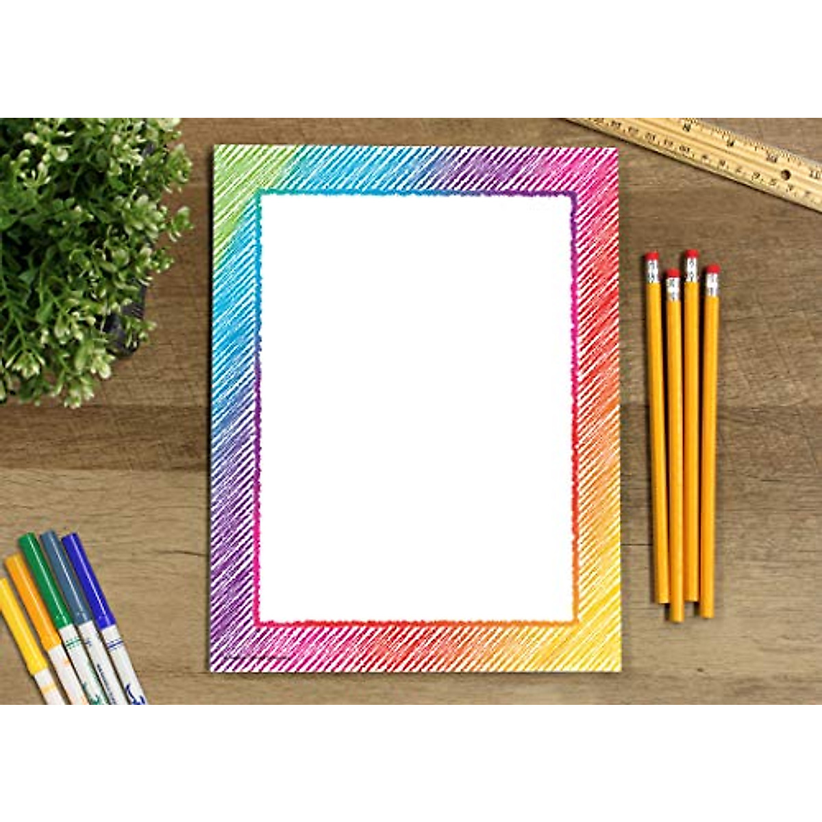 Teacher Created Resources® Colorful Scribble Computer Paper, 50 Sheets, 8.5 inches X 11 inches