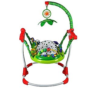 Creative Baby Hungry Caterpillar - Jumper for Baby with 10+ Activities Including Sensory Toys - JPMA Certified and Safe - 360 Spin, Adjustable Height