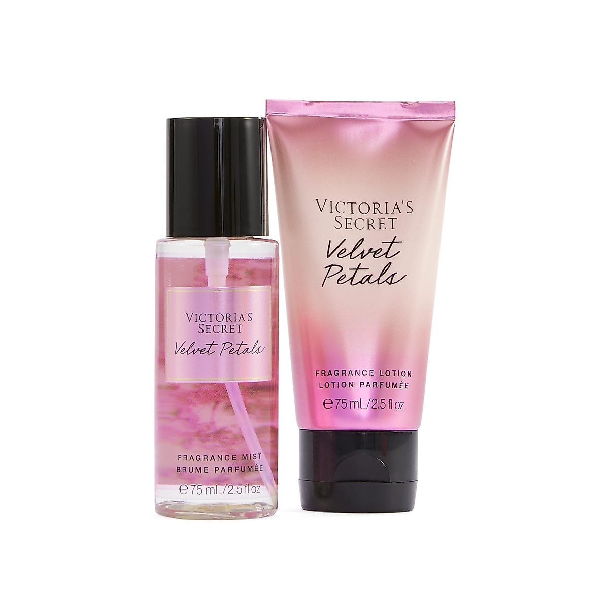 Victoria's Secret Velvet Petals 2 Piece Mini Mist & Lotion Gift Set