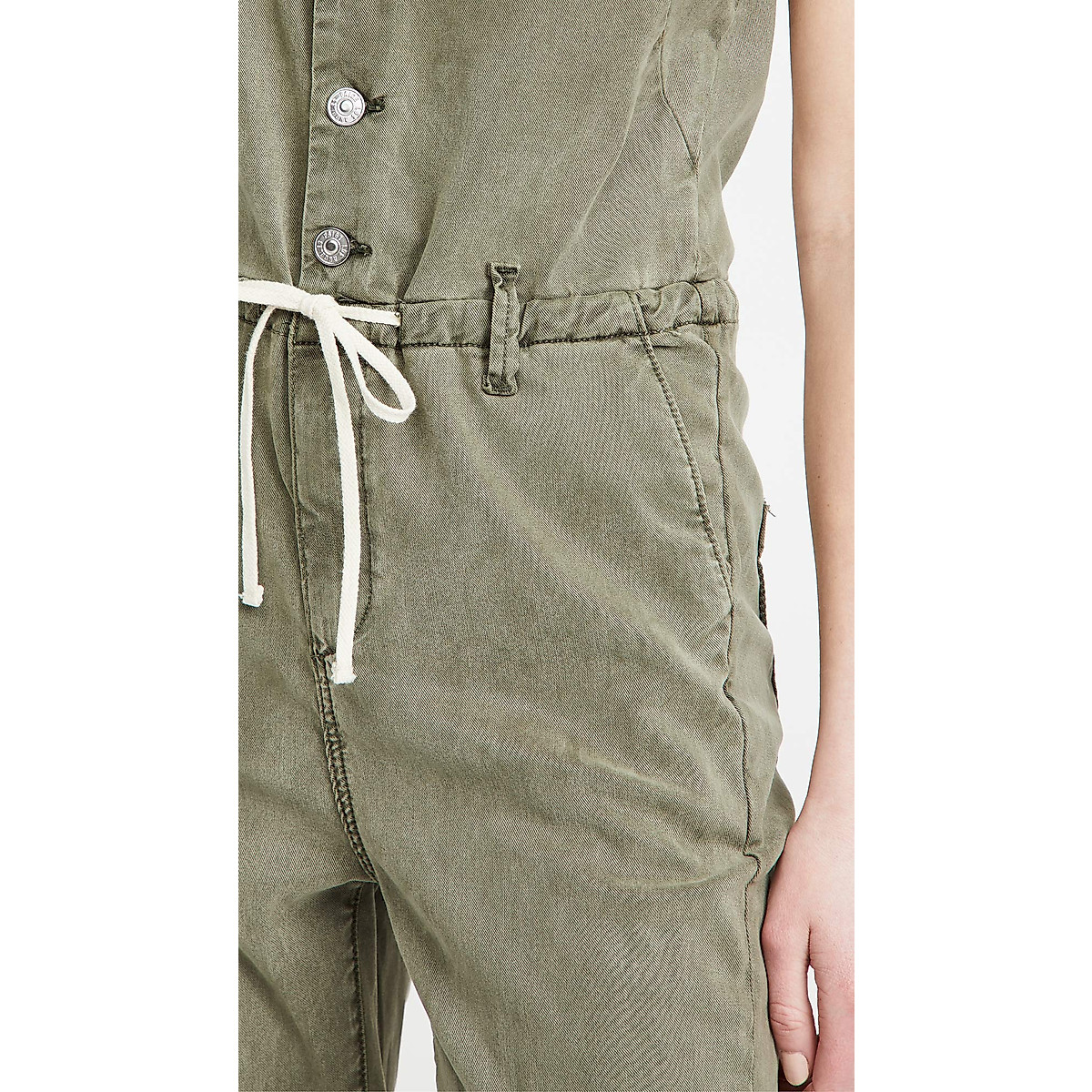 PAIGE Women's Christy Utility Jumpsuit, Vintage Ivy Green, 2