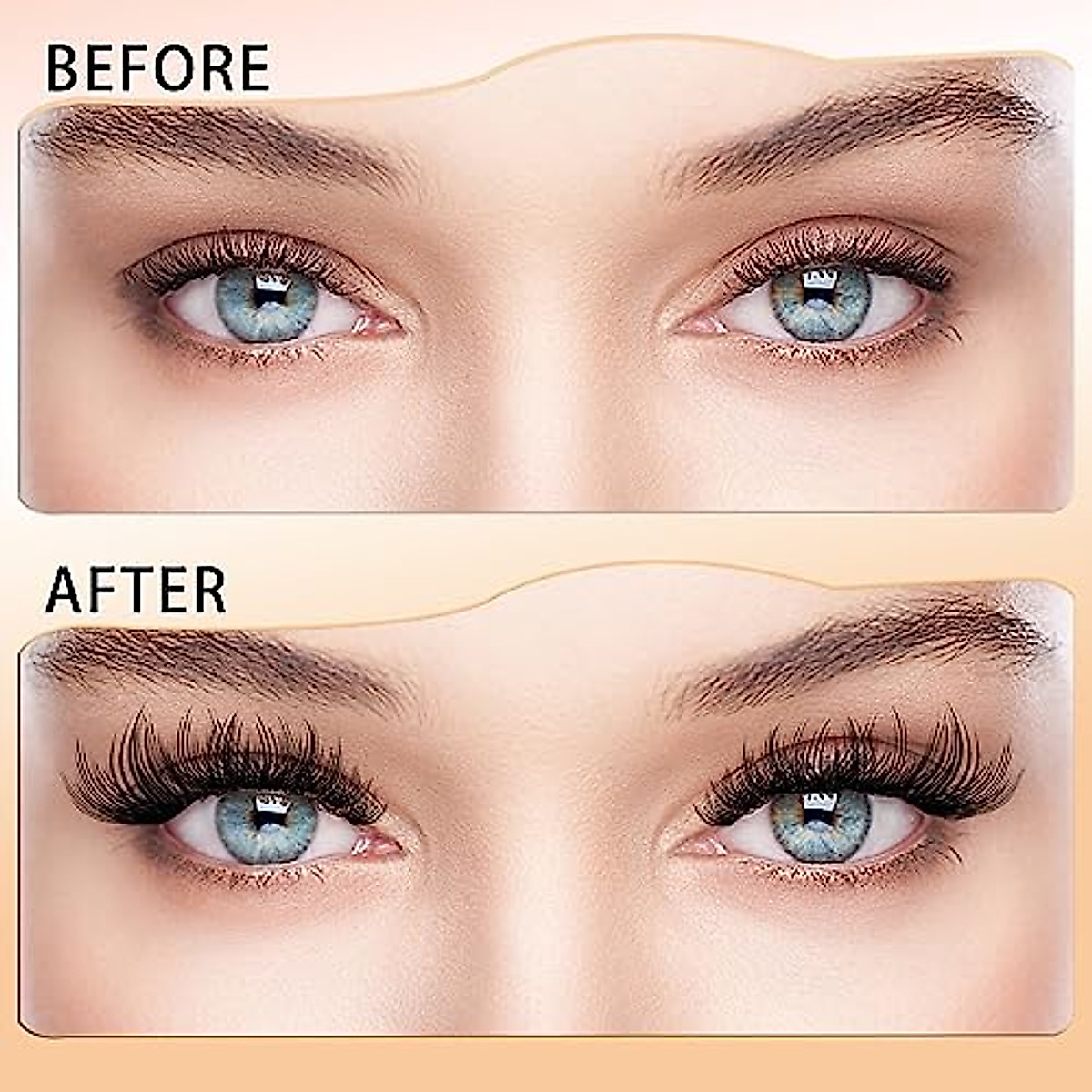 JIIVER Lash Clusters, 168pcs Eyelash Clusters D Curl Cluster Lashes Wisps, DIY Lash Extensions10-12-14-16-18mm, Volume Cluster Lashes that Look Like Extensions(JV09+18, D Mix)