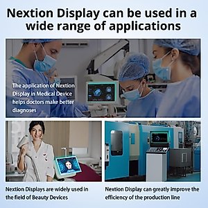 Nextion 5.0″ Basic HMI Display Module NX8048T050 LCD-TFT RGB 65K Resistive Touch Screen 800×480 Compatible for Arduino and Raspberry Pi, Suitable for 3D Printers, Vehicle HMI, Beauty Device, etc.