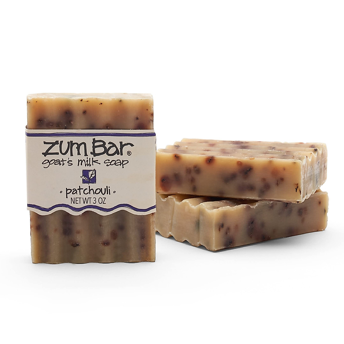 Zum Bar Goat's Milk Soap - Patchouli - 3 oz (3 Pack)