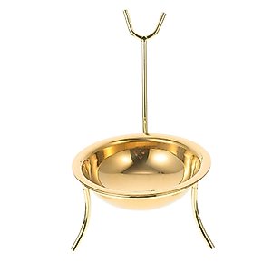 Hemoton Standing Spoon Rest Stainless Steel Spoon Rset Spoon Ladle Holder Scoop Storage Rack Skimmer Spoon Stand Kitchen Utensil Organizer for Home Restaurant Coffee Spoon Holder