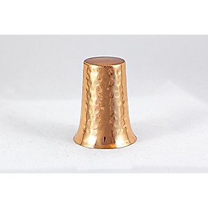 Alchemade Set of Two 2 Ounce 100% Pure Hammered Copper Shot Glasses - Jigger For Tequila, Rum, Gin, Vodka, or Whiskey for Bartenders or Your Home Bar