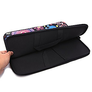 YIDA 11.6-Inch to 12-Inch Neoprene Laptop Sleeve All-Purpose Carrying Bags with Hidden Handles for 11", 11.6", 12", 12.5" Women MacBook/Tablet/Notebook/Ultrabook/Chromebook (Colorful)