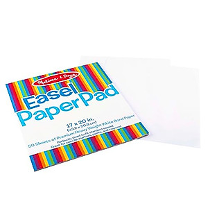 Melissa & Doug Easel Pad Bundle 50 Sheets 2-Pack - Large Easel Paper Pad For Classrooms