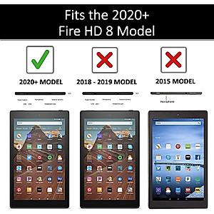 Made for Amazon Clear Case for Amazon Fire HD8 Tablet