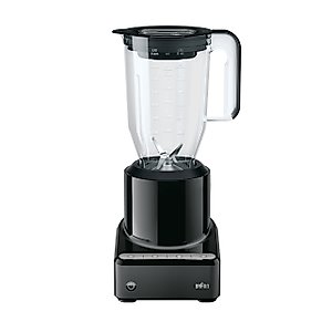 Braun JB7200 PureMix Power Countertop Blender With Plastic Jug, 56 fl. oz, Black