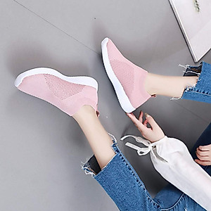 Women's Lightweight Walking Athletic Shoes Mitiy Breathable Mesh Sneakers Casual Running Shoes