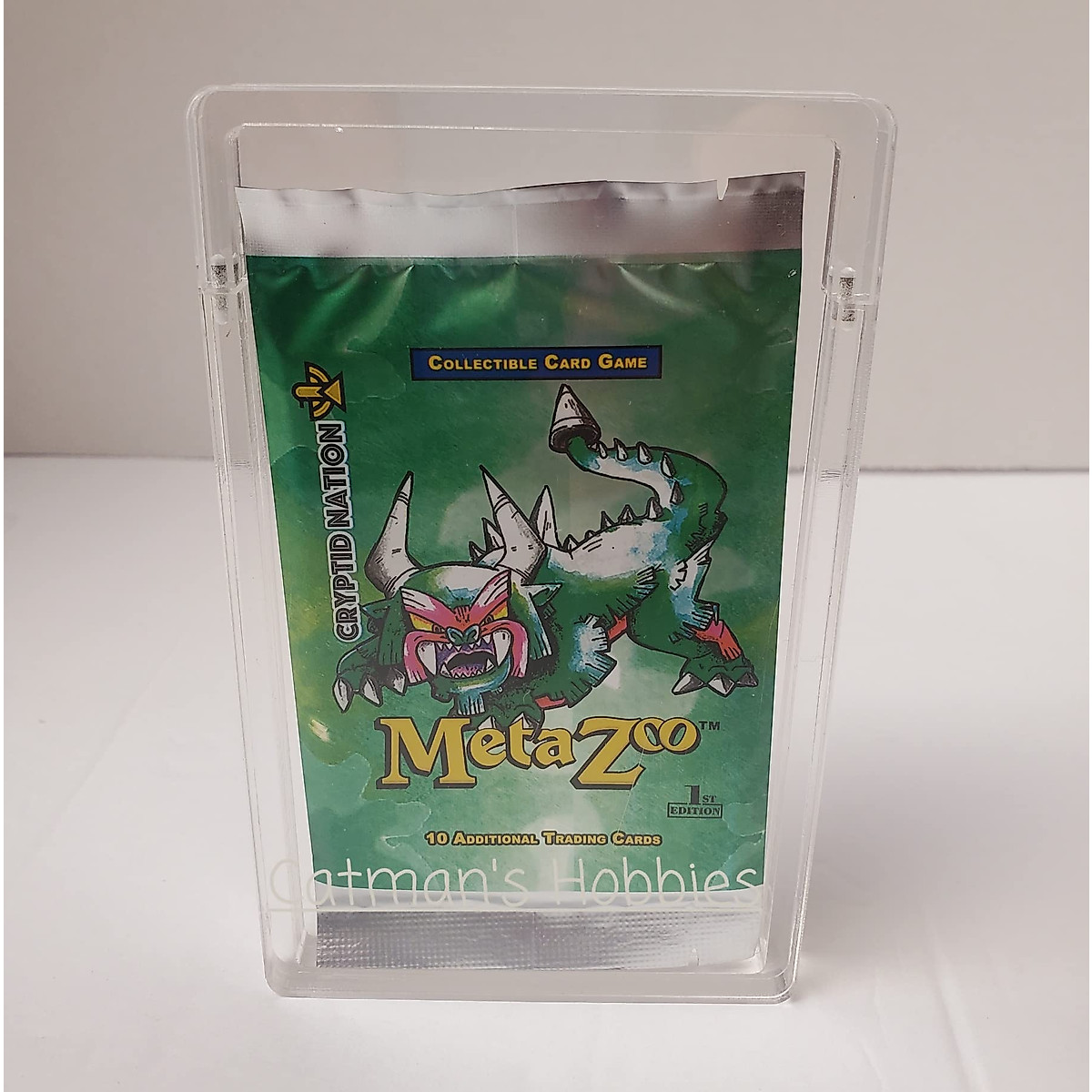Premium Metazoo Booster Pack Acrylic Case for UV Resistant Protection and Display