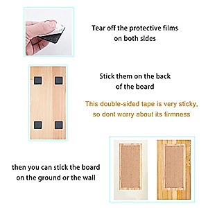 Cat Scratcher Pad Wooden Cat Scratching Board with Durable Sisal Mat, Wall Mounted or Floor Use, Cat Scratch Pad Board Cat Scratching Post for Indoor Cat Kitten, Protect Furniture from Cat Scratching