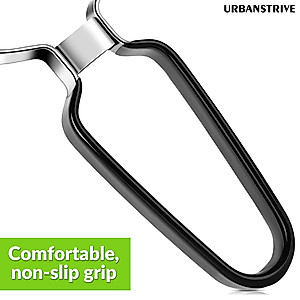 Urbanstrive Stainless Steel Y Shaped Vegetable Peelers For Kitchen, Heavy Duty Potato Peeler Hand, Fruit Peeler Veggie Peeler, Kitchen Food Peelers, Comfortable Handle, Dishwasher Safe, Black