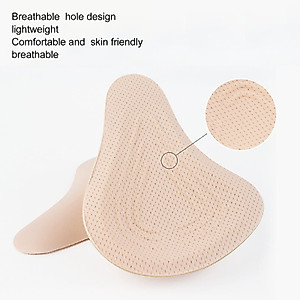 Mastectomy Prosthesis, Polyurethane Mastectomy Bras Inserts, Extended Type Skinfriendly Breast Prosthesis for Mastectomy (Left/XBJ000090 L)
