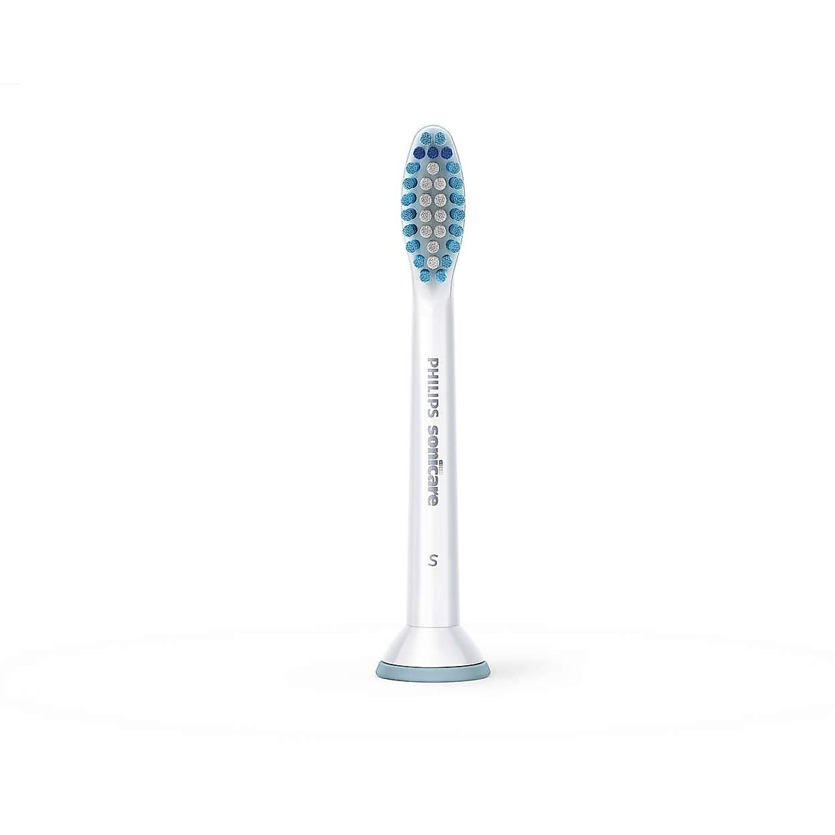 Philips Sonicare Genuine Sensitive Replacement Toothbrush Heads for Sensitive Teeth, 3 Brush Heads, White, HX6053/64